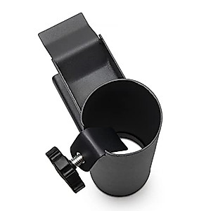 Trustaloa Umbrella Clamp Holder - Strong Steel Parasol Clip - Complete with Small Plastic Umbrella Grain