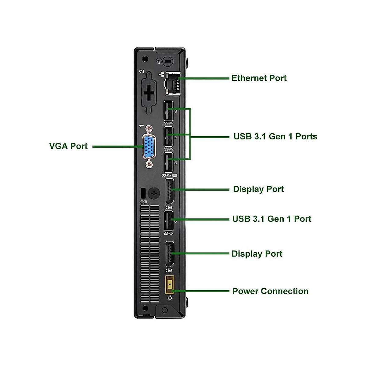 Lenovo ThinkCentre M910q Desktop Computer Mini PC, Quad Core i5-6500T up to 3.1GHz,32GB DDR4 RAM,New 512GB NVMe M.2 SSD + 1TB SSD,WiFi BT,Wireless Keyboard and Mouse,Windows 10 Pro(Renewed)