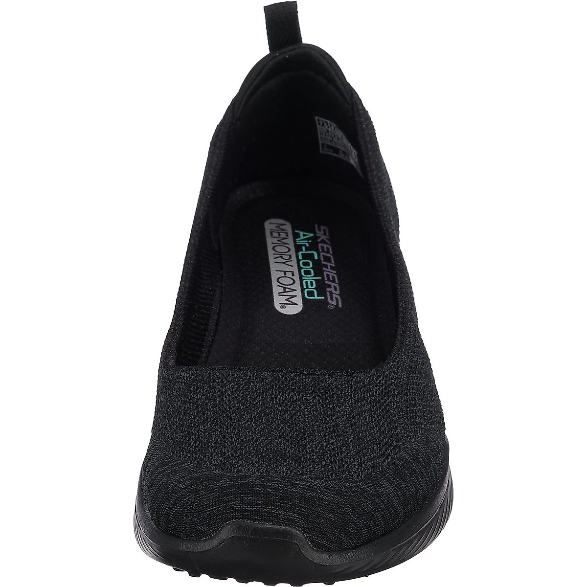 Skechers Women's Microburst 2.0 - Nice Form Slip On Sneakers, Black, 6.5