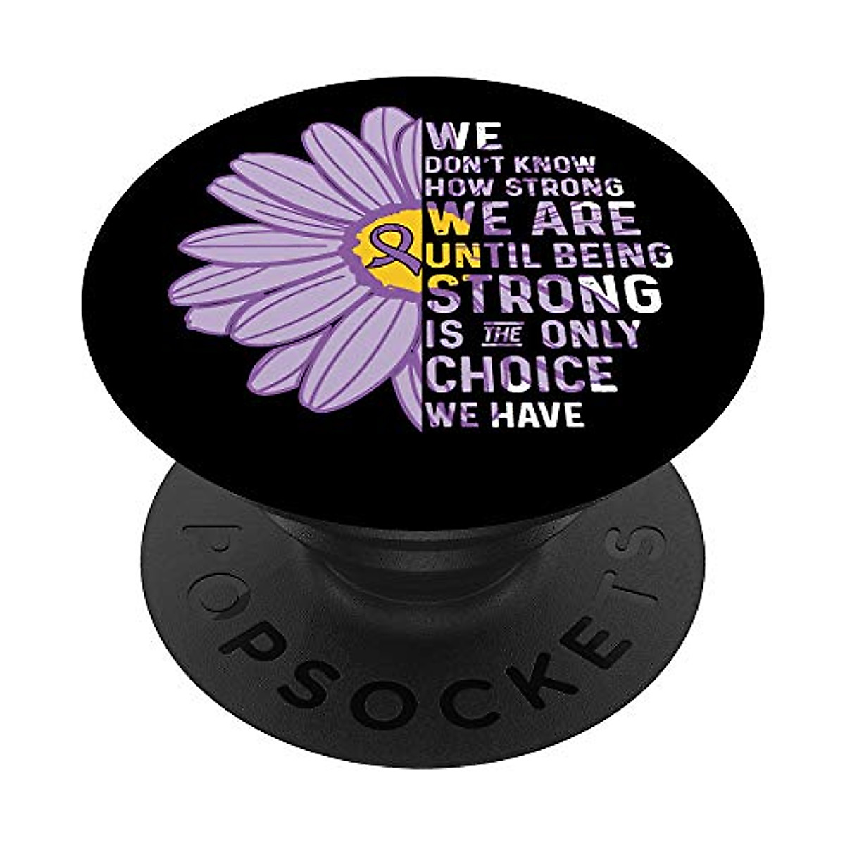 Lupus Awareness Ribbons Mobile Stand PopSockets PopGrip: Swappable Grip for Phones & Tablets