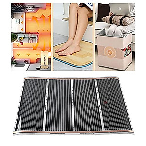 Electric Heating Mat 220?240V Extendable Floor Heating System Kit Reduced Energy Consumption Maintenance Quiet for Ceramic Tiles (Type B 80x100cm)