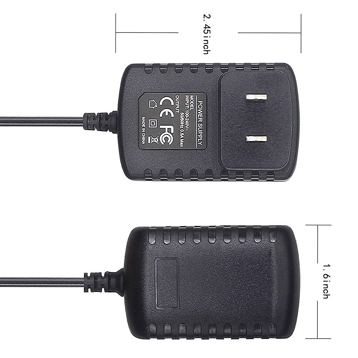 Power Charger for Andis 17165 17150 ProFoil Lithium TS-2 TS-1 AC/DC Adapter for Andis Shaver Power Cord Charger