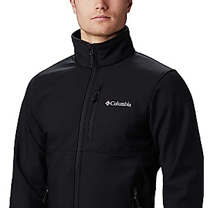 Columbia Men's Ascender Softshell Front-Zip Jacket, Black, Large