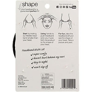 Scunci No Slip Grip Bendable Headband - 3 per case.