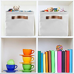 Gougeta Foldable Storage Basket with Handle, Cute Siberian Husky Dog Rectangular Canvas Organizer Bins for Home Office Closet Clothes Toys 1 Pack