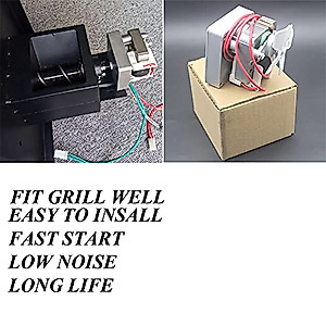 Replacement Auger Motor, Compatible with Traeger/Pit Boss Wood Pellet Grills, 1.6 RPM Durable Pellet Feed Drive Motor Replacement Parts, Easy to Install