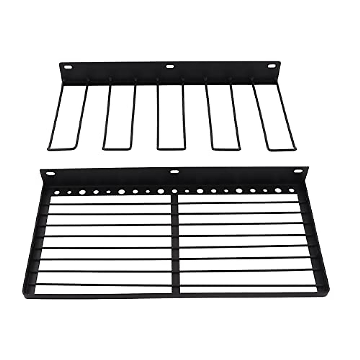 Power Tool Organizer, Garage Tool Storage Rack Wall Mount Heavy Duty Metal Tool Shelf Space Saving Drill Holder Can Hold 4 Power Drill Tools for Home, Garage, Workshop