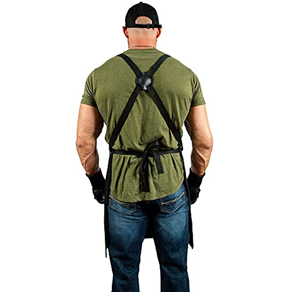 GRILL TEAM SIX BBQ Aprons for Men Ultra Tough Elite Chef Apron with 5 Pocket Design - Perfect Grilling Gifts for Men and Dads