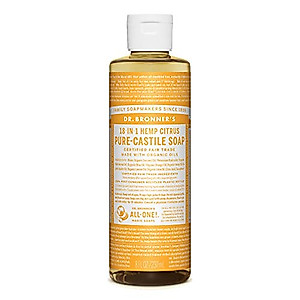 Dr. Bronner's Pure Liquid Castile Soap - Citrus - 8 Ounce