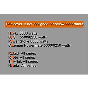 Cover Geny Outdoor Generator Running Cover Tent, Portable Heavy Duty All-Weather Protection Generator Shelter for Most 4500Watt-13000Watt Generators (32 x 32 x 21inch, Grey)