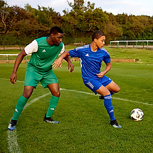 adidas Copa Zone Cushion 4 Soccer Socks (1-Pair) for Men, Women, Boys and Girls, White/White, Medium