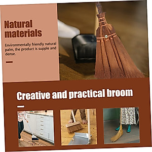 1pc Hand Made Children Broom Educational Toy for Kids Creative Dust Removing Broom Child Sized Housekeeping Tool