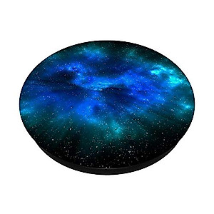 Cool Boys Galaxy Black Blue Nebula Space Stars Designs PopSockets PopGrip: Swappable Grip for Phones & Tablets