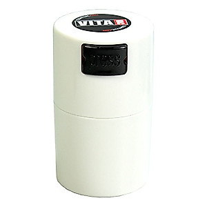 Vitavac - 5g to 20 grams Vacuum Sealed Container - White