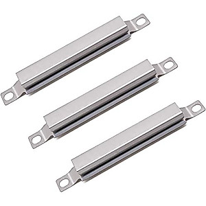 Grill Parts Replacement Compatible for Kenmore 146.46366610, 146.46372610, 146.46365610 146.47223610 Grill, 4-Pack Heat Plates Grill Burners & Crossover Tubes Replacement for 146.46366610, S