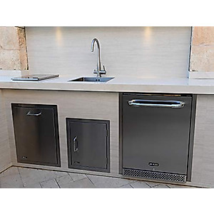 Bull Outdoor Products 13700 Series II Outdoor Refrigerator, Stainless Steel