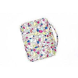 Women and Girls Large Medium Size Bible Cover - Bible Carrying Case - Bible Bag - Gift for Baptism Beauty from The Dust Mosaic Colorful Bible Cover