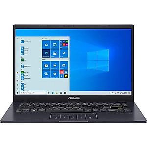 ASUS E410 Intel Celeron N4020 4GB 128GB eMMC 14-inch HD LED Win 10 Laptop (Blue)