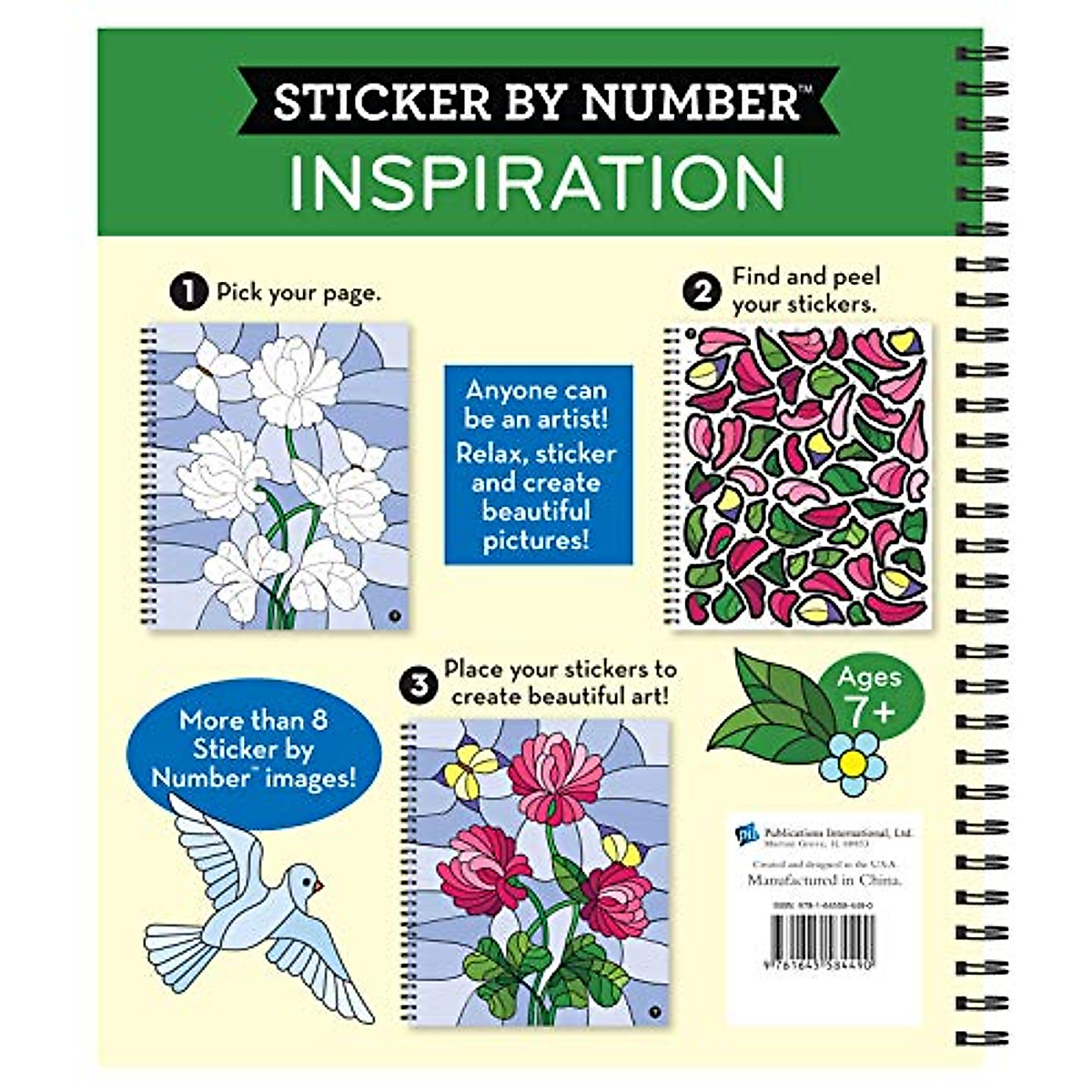 Brain Games - Sticker by Number: Inspiration