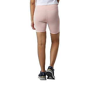 New Balance Women's NB Athletics Mystic Minerals Fitted Short, Pink Haze, Medium