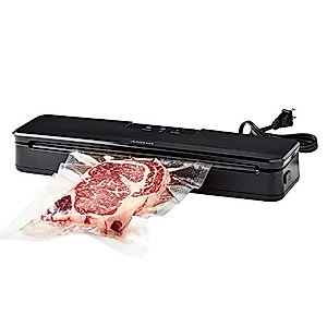 Anova Culinary ANVS01-US00 Anova Precision Vacuum Sealer, Includes 10 Precut Bags, For Sous Vide and Food Storage