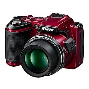 Nikon COOLPIX L120 14.1 MP Digital Camera with 21x NIKKOR Wide-Angle Optical Zoom Lens and 3-Inch LCD (Red) (OLD MODEL)