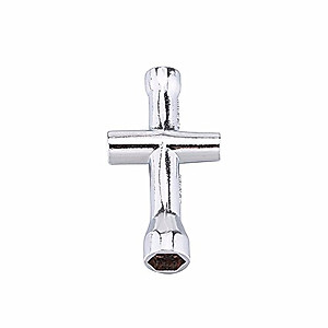 ShareGoo 2 Pack 4mm 5mm 5.5mm 7mm Cross Wrenches Maintenance Tool ,Small Sleeve Hex Socket Wheel Spanner for RC Model Car Truck Buggy