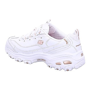 Skechers Sport Women's Women's Fresh Start Sneaker, WTRG=White Rose Gold, 8.5