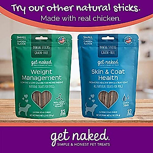Get Naked Grain Free 1 Pouch 6.2 Oz Digestive Health Dental Chew Sticks, Small