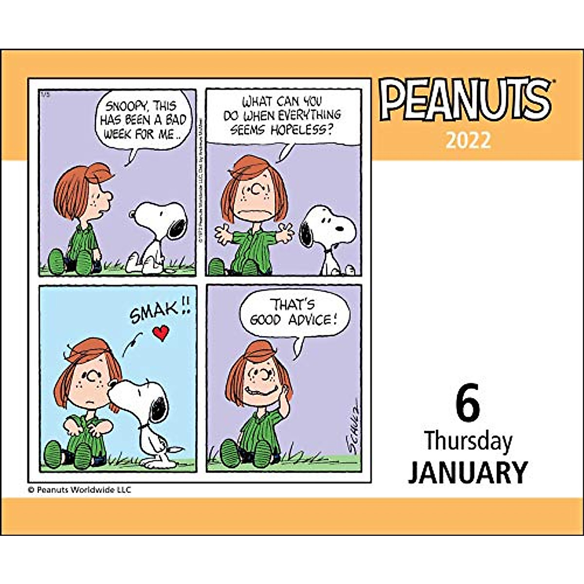 Peanuts 2022 Day-to-Day Calendar