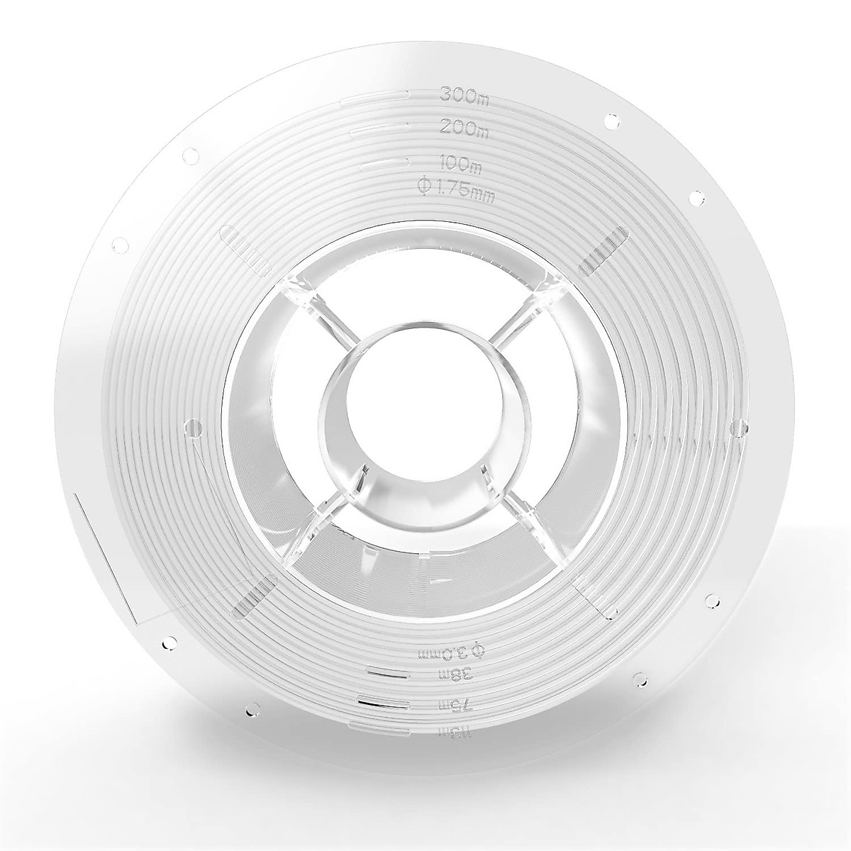 SainSmart PRO-3 Tangle-Free Premium 1.75mm PETG 3D Printer Filament, Clear PETG, 2.2 LBS (1KG) Spool, Dimensional Accuracy +/- 0.02mm