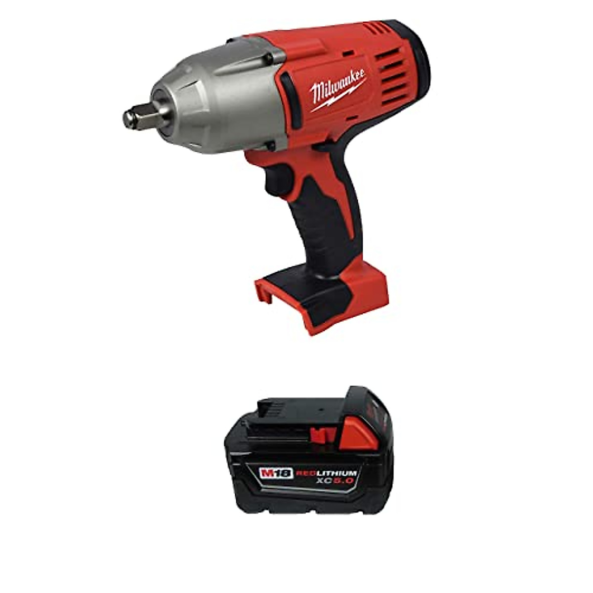 Milwaukee 2663-20 1/2" High Torque Impact Wrench w/ 48-11-1850 5.0Ah Battery