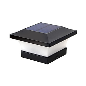 ZHUANYIYI Outdoor Solar Garden Column Headlights, Wall Gate Column Lighting, Home Garden Pavement Waterproof Landscape Lights