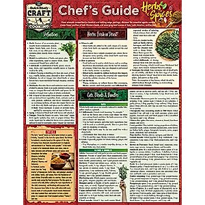 Chef's Guide to Herbs & Spices: a QuickStudy Laminated Reference Guide