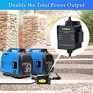 Briidea 30-AMP 3600-Watt Generator Parallel Kit for Inverter Generators, Compatible with WEN Generators, RV Ready