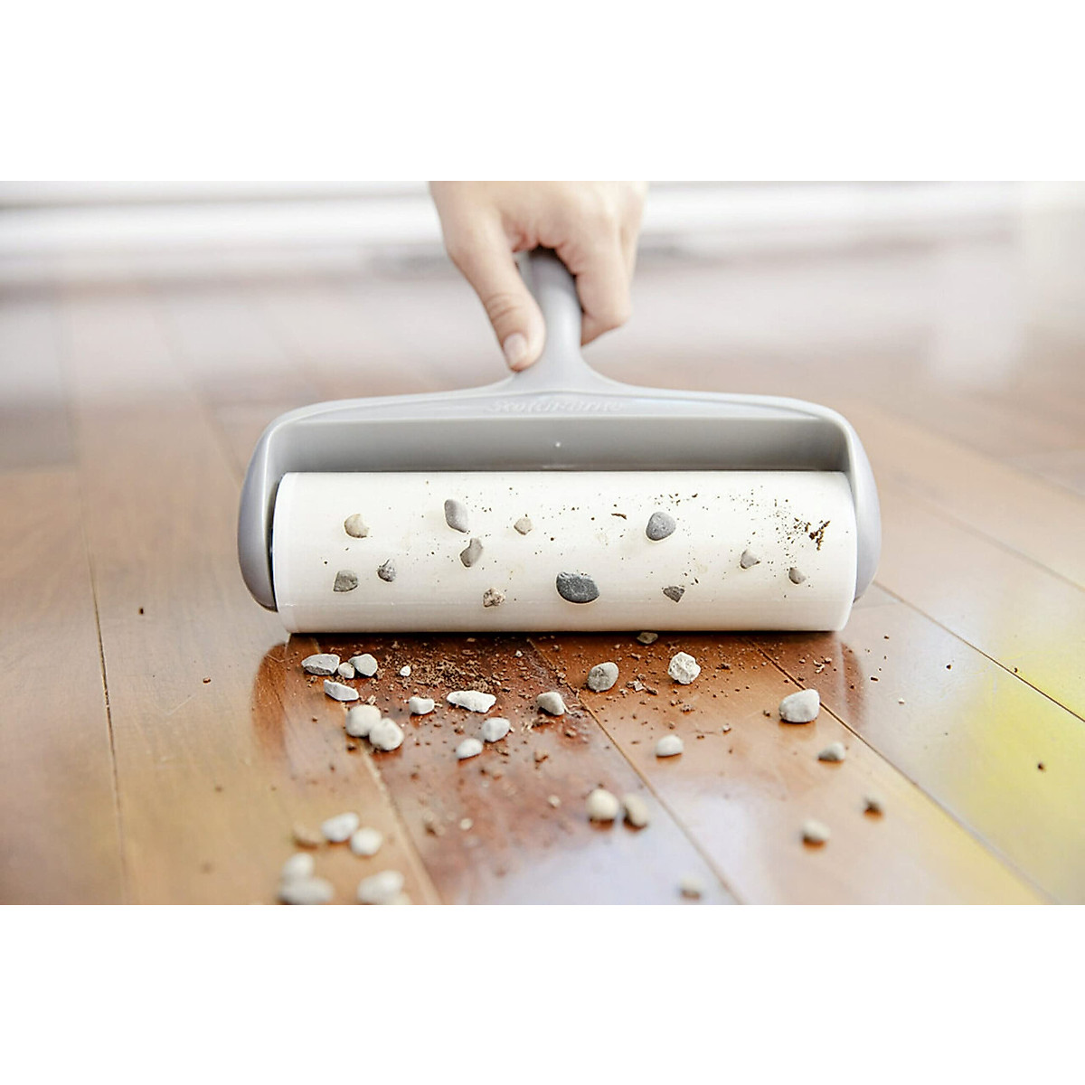 Scotch-Brite 50% Stickier Large Surface Roller Refill, Works Great On Pet Hair, 4 Refills, 60 Sheets Per Refill, 240 Sheets Total Gray