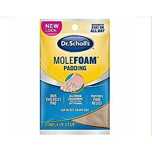Dr. Scholl's Molefoam Padding 2 Each (Pack of 5)