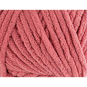 Bernat Blanket Yarn - Big Ball (10.5 oz) - 2 Pack with Pattern Cards in Color (Terracotta Rose)