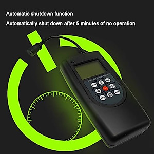 Sonic Belt Tension Meter, Acoustic Tensionmeter, with LCD Backlit Display, Frequency Range 10Hz-680Hz, with Adjustable Direction Probe, for Multi-Ribbed V Belts