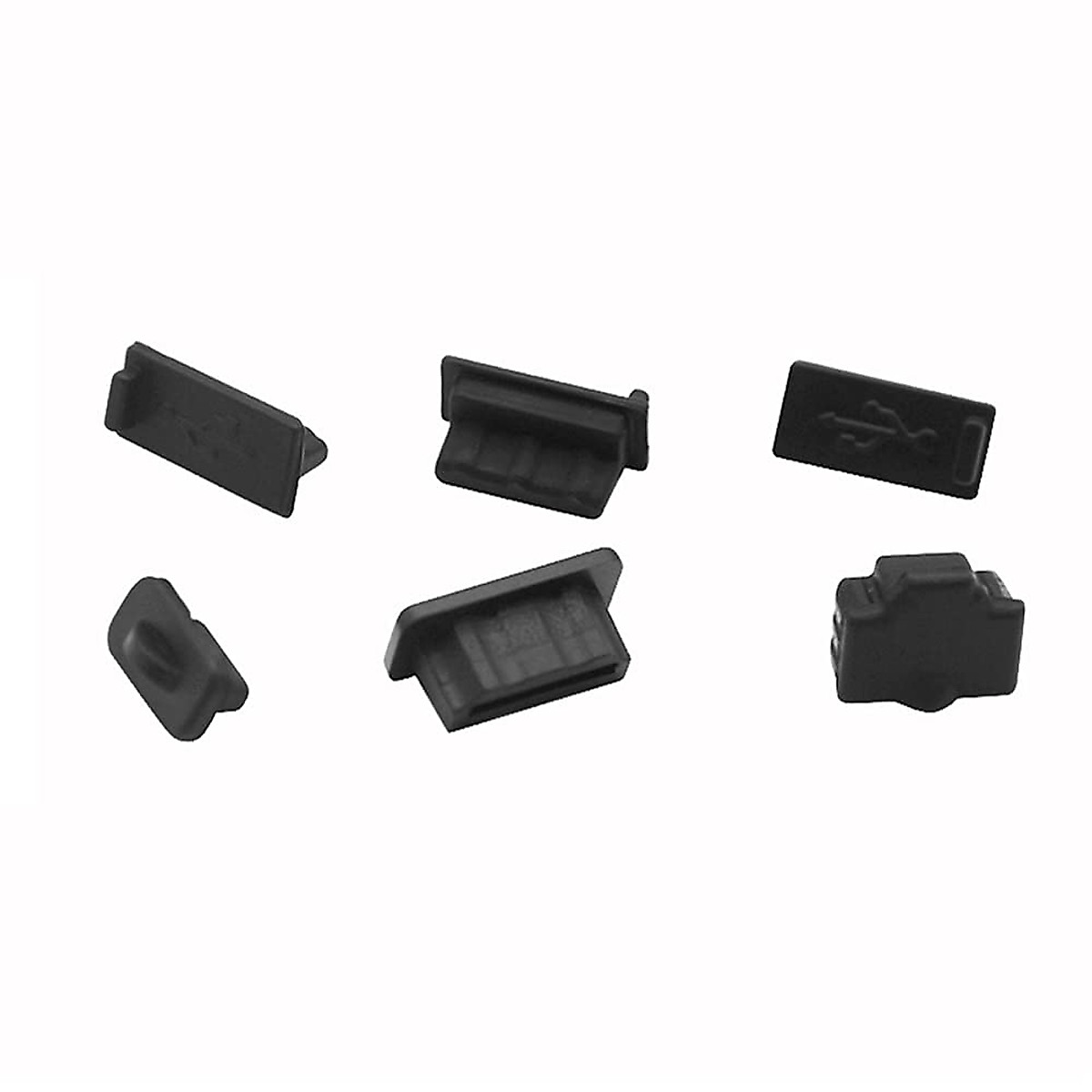 Silicone Dust Plugs Set USB HDM Interface Anti-dust Cover Dustproof Plug Cover Stopper for PS5 Game Console Accessories