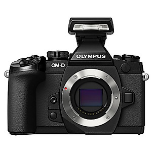 Olympus OM-D E-M1 Mirrorless Digital Camera with 16MP and 3-Inch LCD (Body Only) (Black)