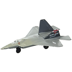 Hot Wings F-22 Raptor (military Markings) with Connectible Runway