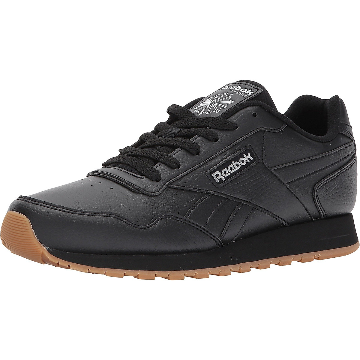Reebok Men's Classic Harman Run Sneaker, Black/Gum, 10