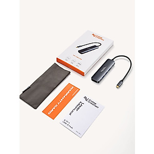 USB C Hub, CableCreation 5-in-1 USB C to HDMI Multiport Adapter, 100W PD, 3 USB 3.0 Ports for MacBook Pro, MacBook Air M1/M2, iPad Pro, Surface Pro, XPS