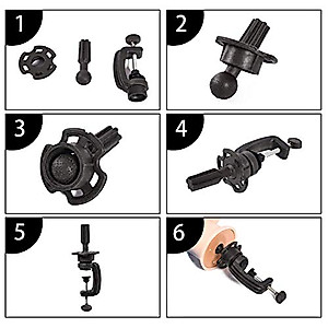 Armmu 28"-30" Long Synthetic Hair Mannequin Head Hairdresser Practice Training Head Cosmetology Manikin Doll Head with 9 Tools and Clamp - 613