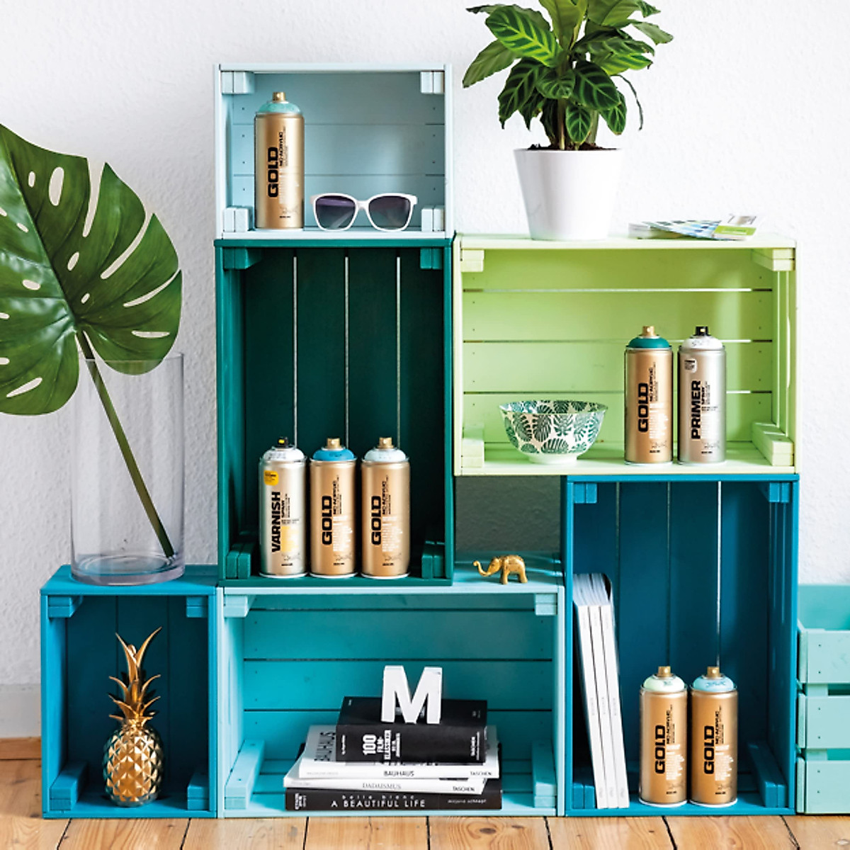 Montana Cans GOLD Spray Paint, 400ml, Pool (MXG-G6230)