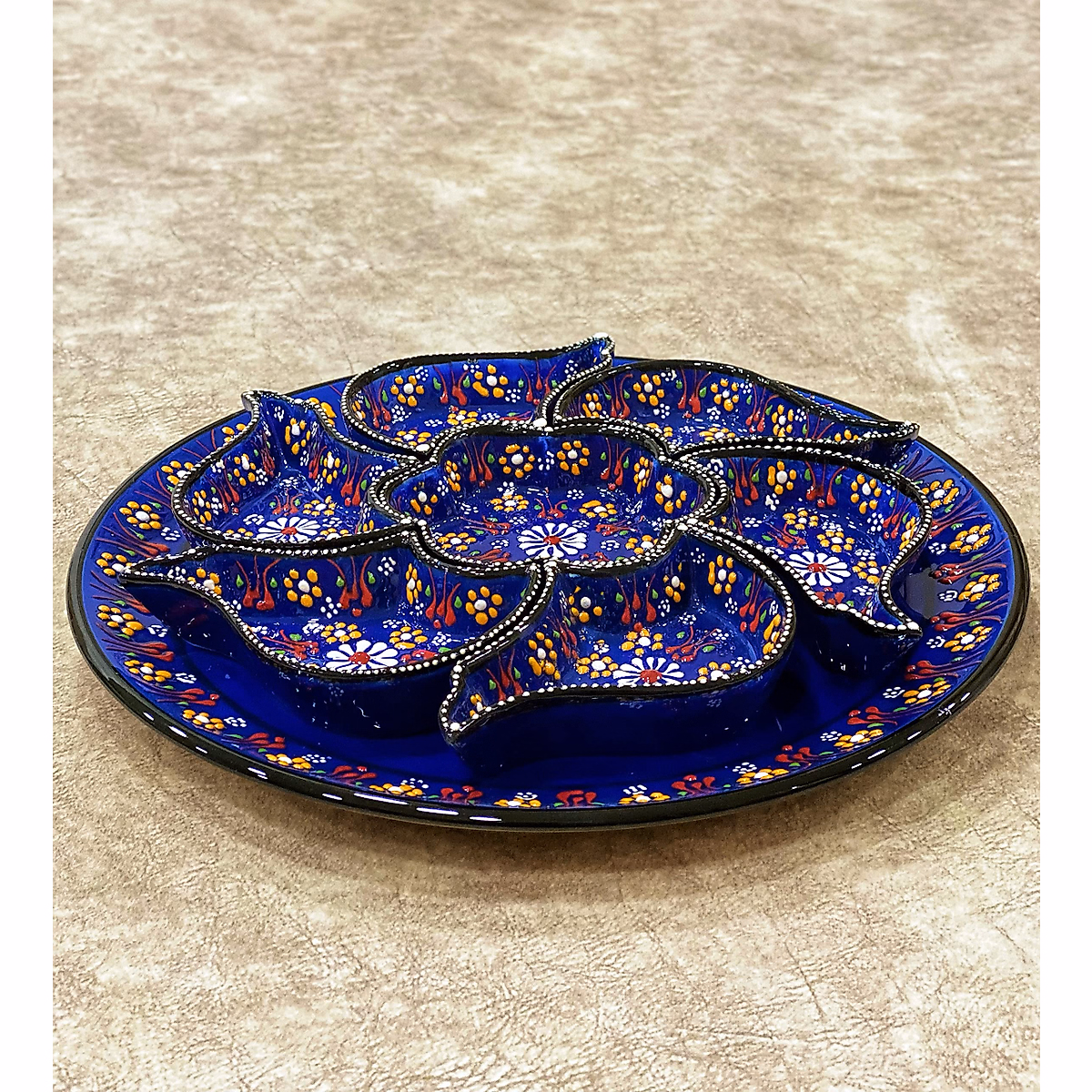 IstanbulArtWorkshop Turkish Breakfast Bowl Set,Turkish Ceramic Bowl Set,Food Serving Bowl Set,Appetizer Dishes Set,Turkish Tile Bowl,Dinnerware Serving Set