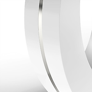 Goujxcy Modern White Marble Dining Table for 4 6 8, Kitchen Dining Room Table with White Marble Tabletop and Large U-Shape Pedestal Base Dinner Table for Dining Room (White9)