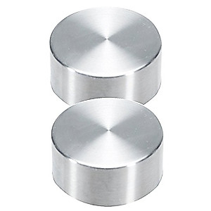 Brieftons Glass Bottles's Lids, Pack of 2 Stainless Steel Caps