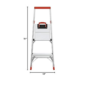 Little Giant Ladder Systems Flip-N-Lite, 4-Foot, Stepladder, Aluminum, Type 1A, 300 Lbs Rated (15272-001)